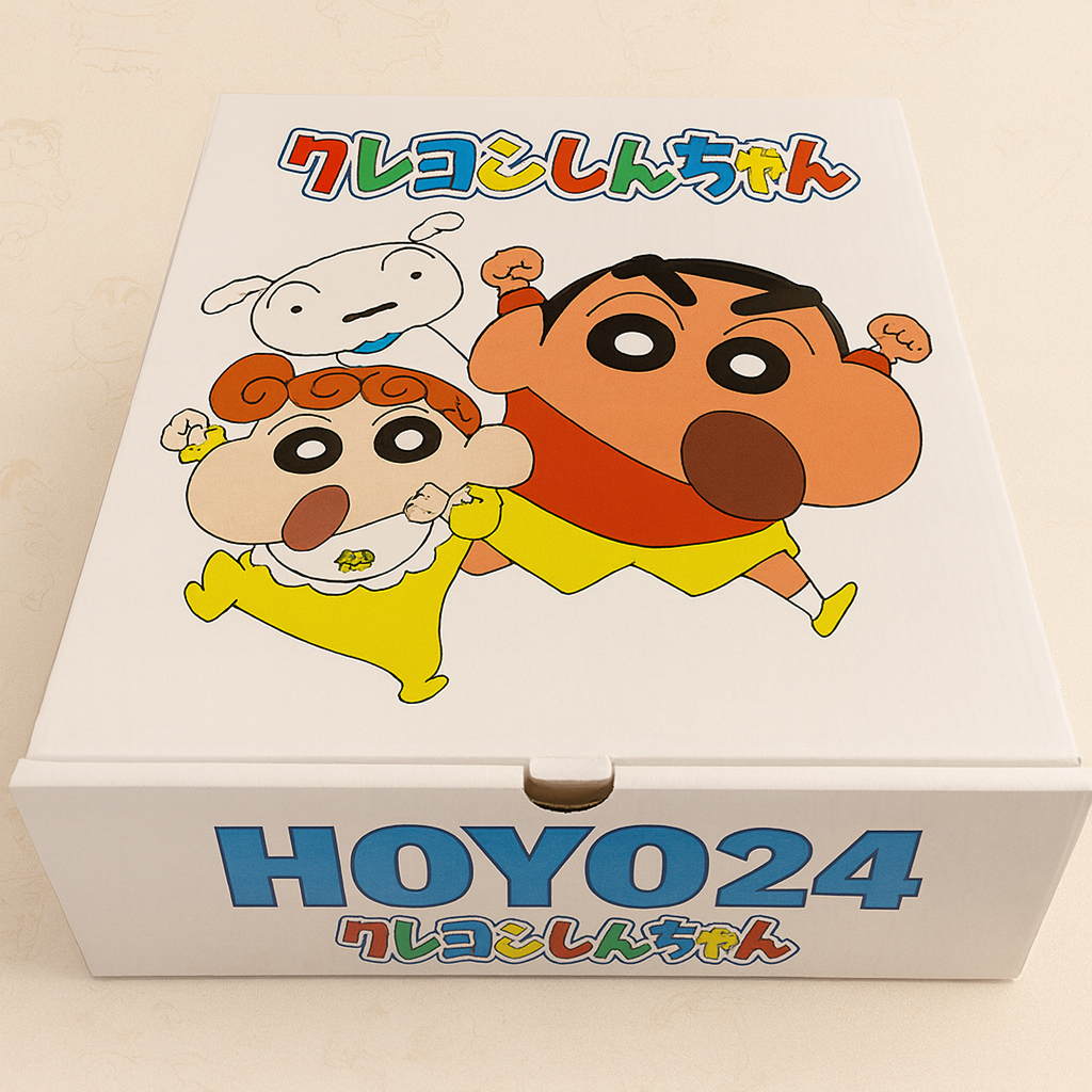 Shinchan Snack Box – Caja Shinchan con dulces y bebida japonesa – Hoyo24